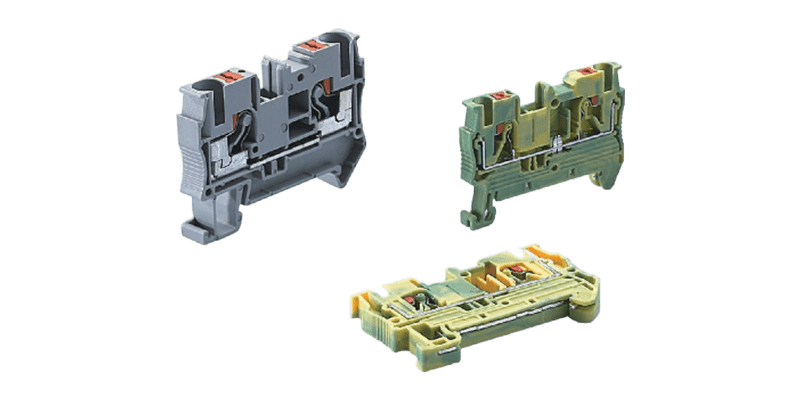 PT Series Din Rails Spring Clamp Terminal Blocks - Conex